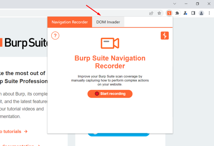 DOM Invader - Packt SecPro