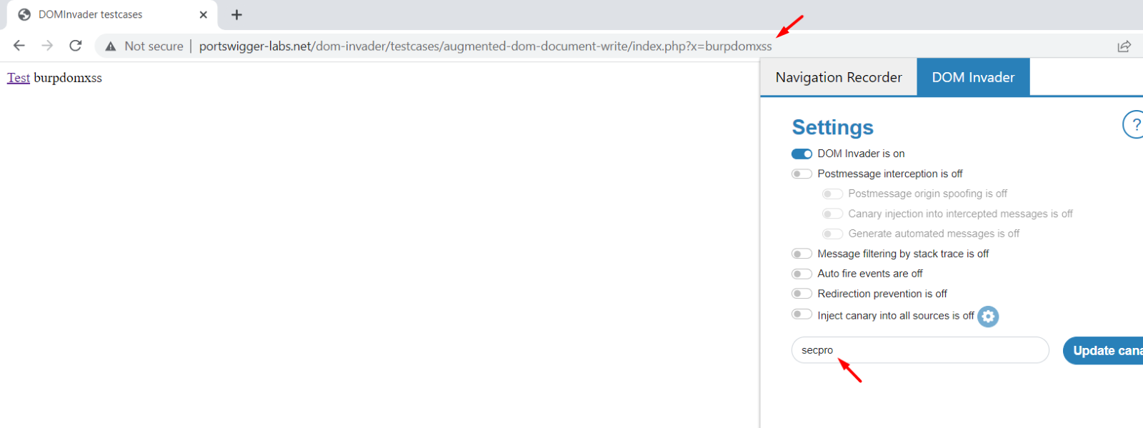 DOM Invader - Packt SecPro