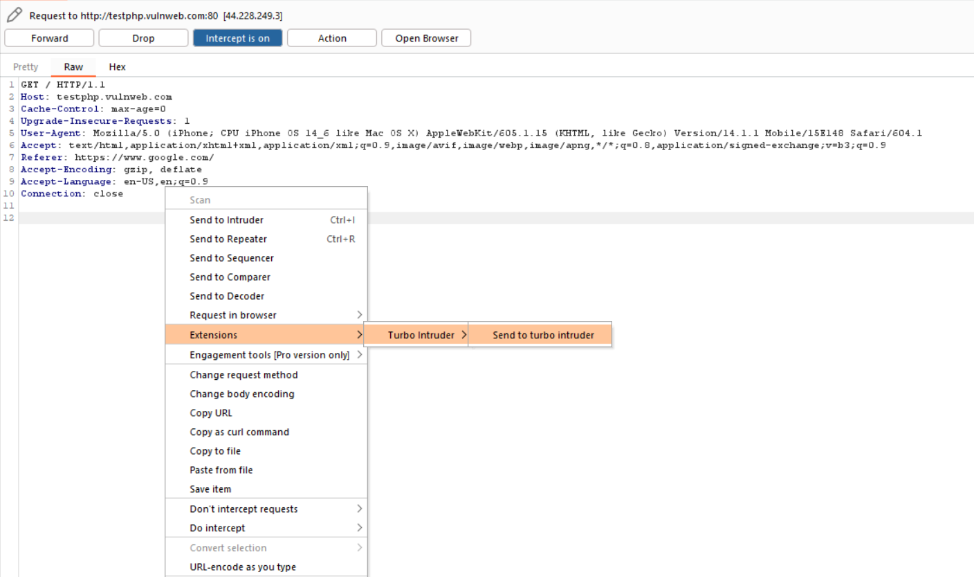 Turbo Intruder - Packt SecPro