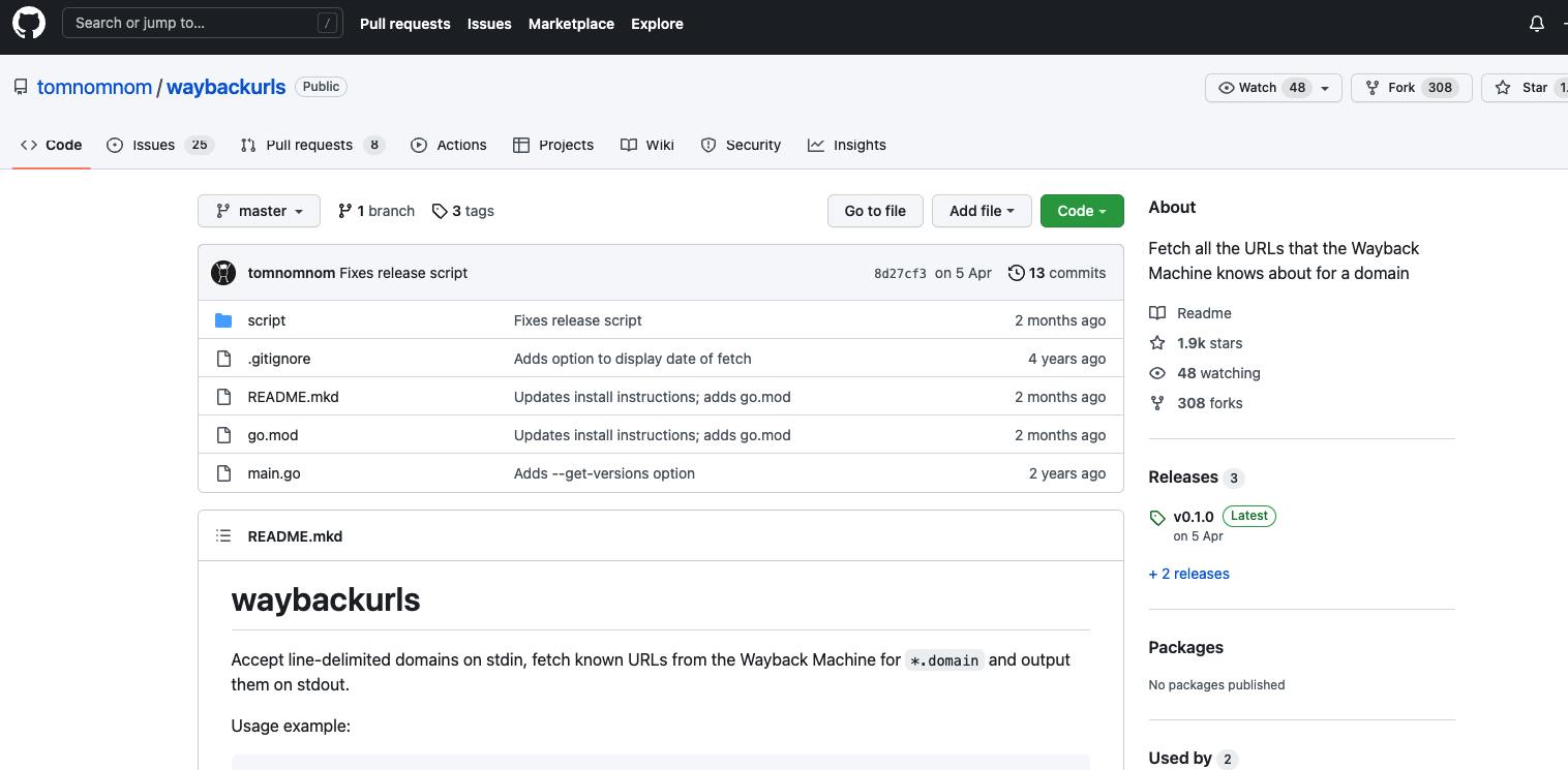 Using Waybackurls to find flaws - Packt SecPro