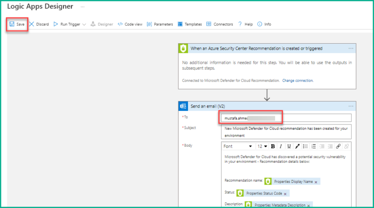 Setting up Automated Threat Response in Microsoft Defender for Cloud ...