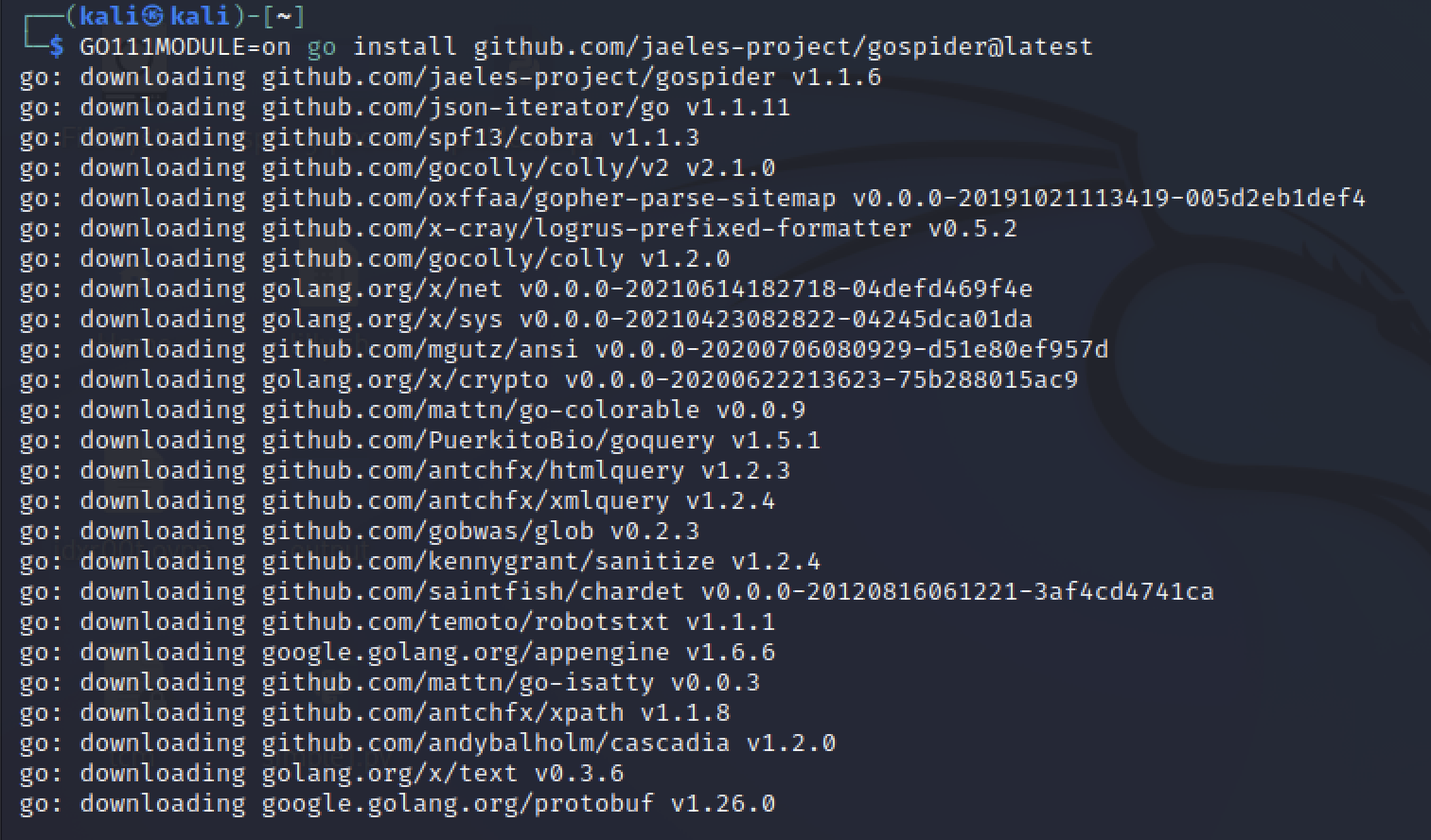 GoSpider – Fast web spider - Packt SecPro