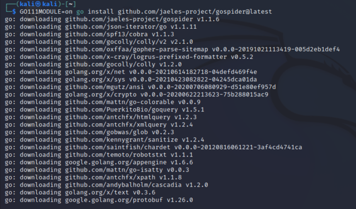 GoSpider – The Fast web spider - Packt SecPro